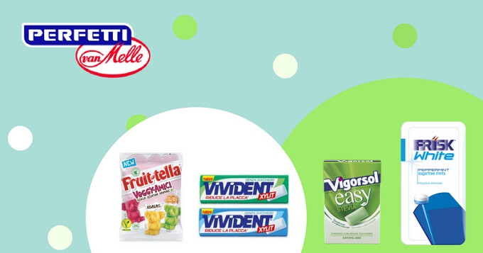 Perfetti Van Melle: nuovi chewing gum e caramelle sempre più green