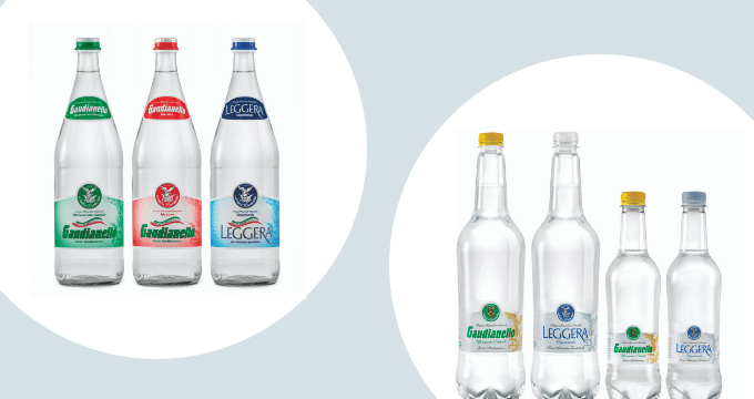 Acque Minerali d'Italia: novità nel canale Horeca per Gaudianello e Leggera