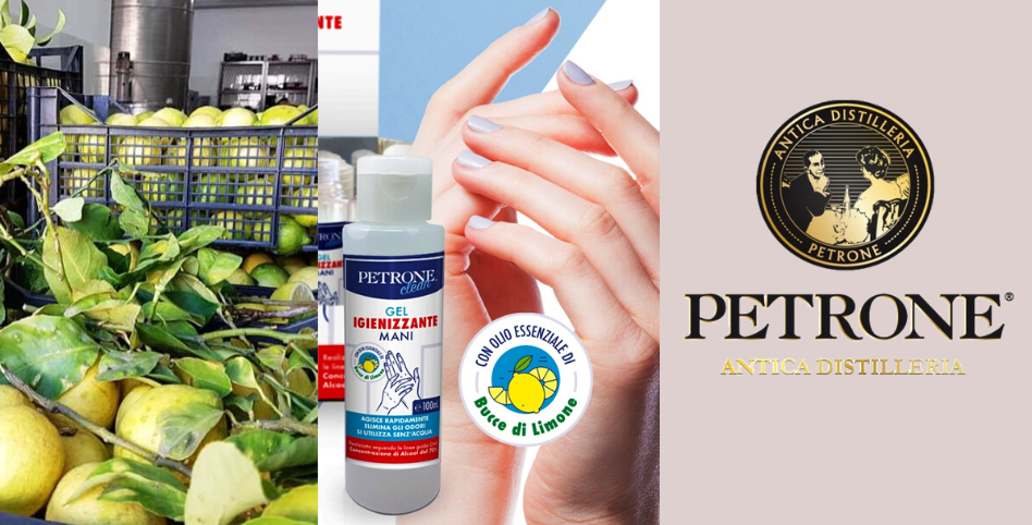 Antica Distilleria Petrone lancia il gel igienizzante Petrone Clean