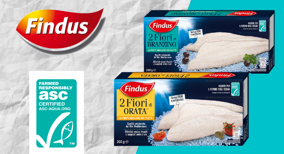 Findus sempre più sostenibile: anche orata e branzino certificati ASC