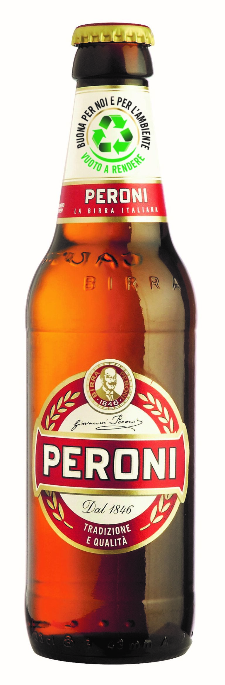 Birra Peroni lancia la nuova bottiglia UNI vuoto a rendere
