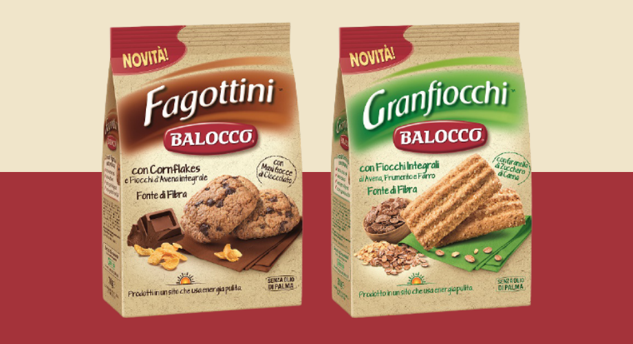 Balocco presenta due novità fra i biscotti integrali: Fagottini e ...