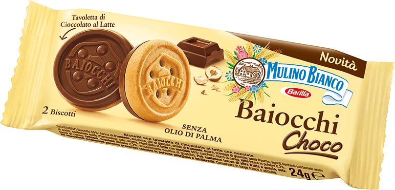 Da Mulino Bianco i nuovi Baiocchi Choco