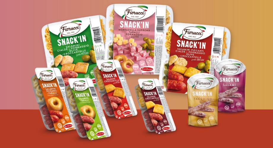 Fiorucci lancia la nuova linea Snack’In