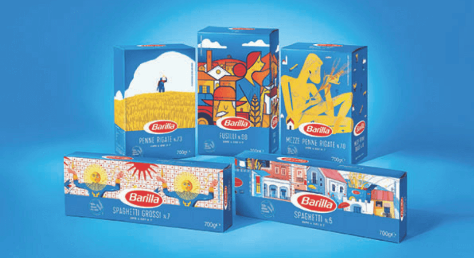 De Pasta Barilla los nuevos packs artísticos de edición limitada